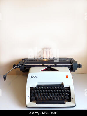 A vintage Olympia typewriter Stock Photo - Alamy