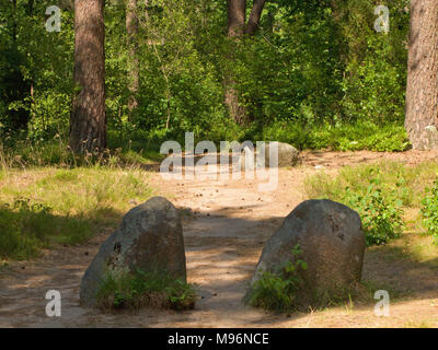 'Stone Circles' reserve. Wielbark culture graveyard (1st. century) of ...