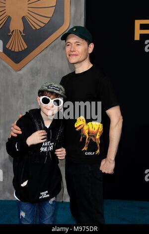 Burn Gorman and Max Gorman at the 'Pacific Rim Uprising' Global ...