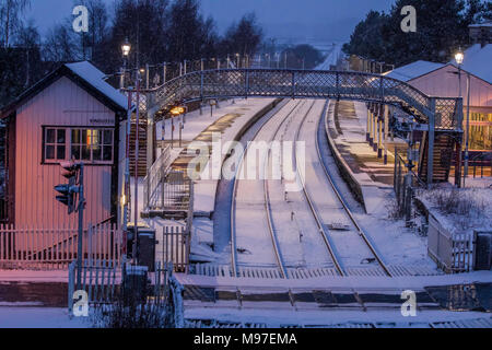 Kingussie Railway Station Stock Photo - Alamy