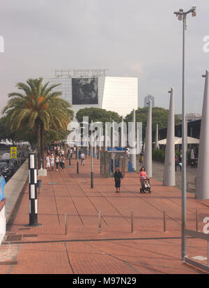 Imax cinema at Port Vell, Barcelona, Catalonia, Spain Stock Photo - Alamy