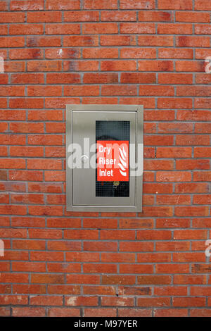 dry riser for use by fire service inlet Berlin Germany Stock Photo - Alamy