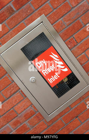 dry riser for use by fire service inlet Berlin Germany Stock Photo - Alamy