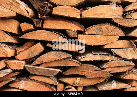 pile of pieces of firewood Stock Photo - Alamy