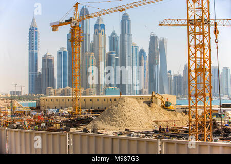 The Dubai Eye construction site, Dubai UAE Stock Photo - Alamy