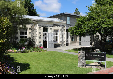 Geraldine Historical Society museum, South Island, New Zealand Stock ...