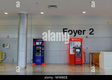 Singapore - Feb 11, 2018. City Hall MRT Station in Singapore. The MRT ...