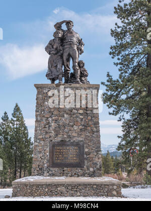 Monument to the Donner Party, Donner Memorial State Park, Truckee ...