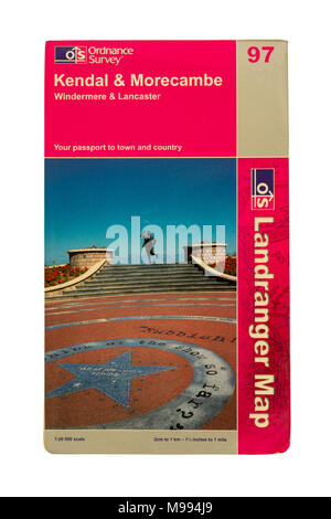 Vintage Ordnance Survey map for Kendal & Morecombe, sheet 97, Showing ...