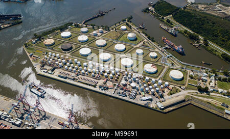 Exolgan Container Terminal, Dock Sud, Buenos Aires, Argentina Stock ...