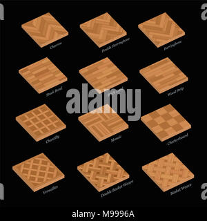 Parquet pattern chart - most popular parquetry wood flooring samples ...