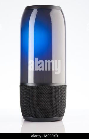 Portable speaker isolated on a white background Stock Photo - Alamy