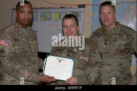 Maj. Gen. William L. Thigpen (left), U.S. Army South commanding general ...