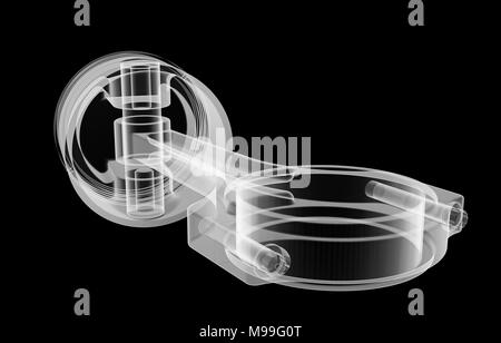 Engine piston x-ray, isolated Stock Photo - Alamy