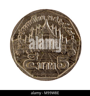 1 Baht coin, Thailand Stock Photo - Alamy