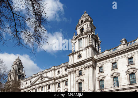 Her Majesty's Treasury. London landmark, UK - The Exchequer, also known ...