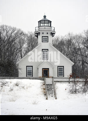 Grand Traverse Lighthouse, Traverse City, Michigan Stock Photo - Alamy