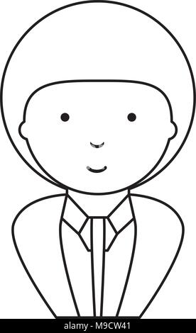 Young man with afro hairstyle wearing glasses. Pixel perfect, editable ...