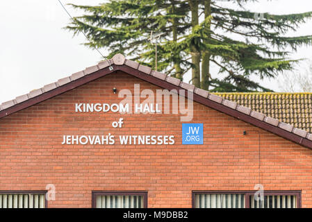 Daventry UK March 13 2018: NHS Danetre Hospital logo sign post Stock ...