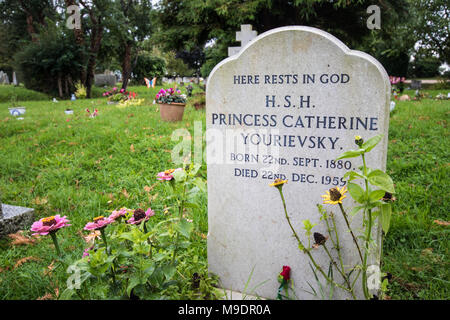Grave stone of Princess Catherine Alexandrovna Yurievskaya St Peter's ...