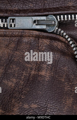 zipper clothing brown jacket macro pattern background Stock Photo - Alamy