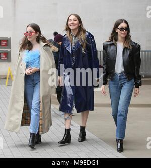 Danielle Haim, Este Haim and Alana Haim seen at AwesomenessTV's special ...