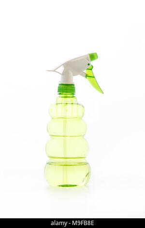 bottle of window cleaner for windows and mirrors isolated on white ...