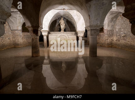 Photograph of the flooded crypt at the Church of San Zaccaria (Chiesa ...