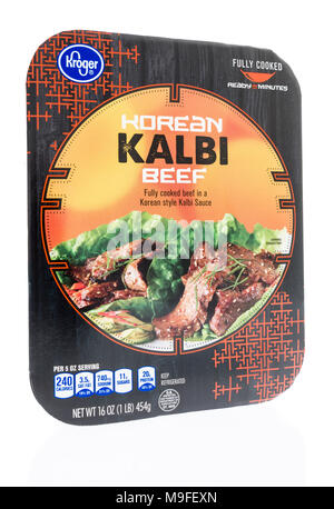 Korean lunch box on white background Stock Photo - Alamy