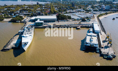 Buquebus ferry between Colonia, Uruguay and Buenos Aires, Argentina ...