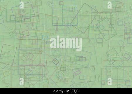 Abstract embossed, soft blend & random circle, square & rectangle shape ...