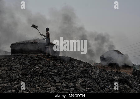 March 17, 2018 - Kolkata, west bengal, India - Tannery, the integrated ...