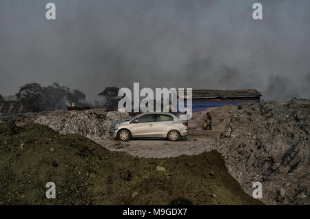 March 17, 2018 - Kolkata, west bengal, India - Tannery, the integrated ...