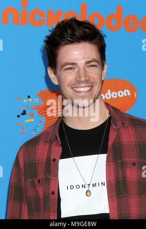 Grant Gustin at Nickelodeon's 2018 Kids' Choice Awards held at The ...