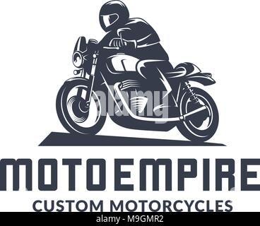 Motorcycle logo vector design. Motorcycle design with hand drawing ...
