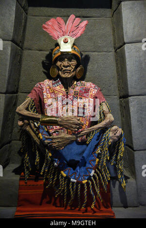 Peruvian Mummy. Inca Pachacutec Stock Photo - Alamy