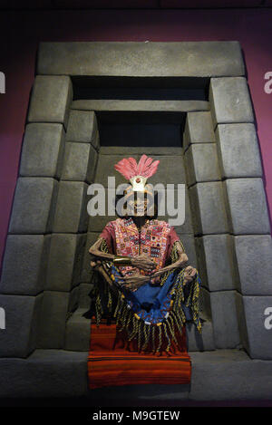 Peruvian Mummy. Inca Pachacutec Stock Photo - Alamy