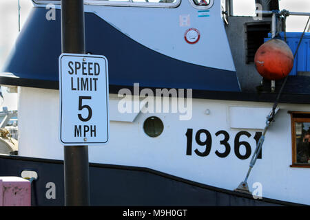 A 4 mph speed limit sign for boat traffic by the River Chet on the ...