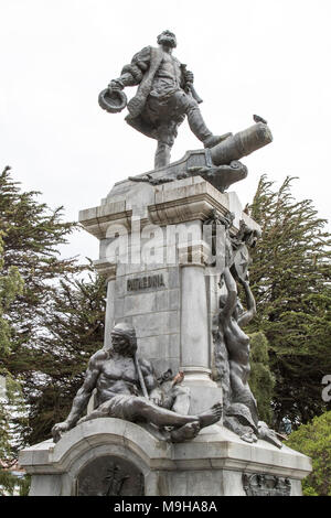 statue of Ferdinand Magellan, famous Portuguese explorer, in city ...