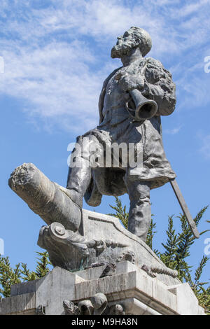 statue of Ferdinand Magellan, famous Portuguese explorer, in city ...
