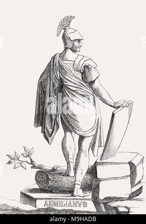 Aemilianus, Roman Emperor in 253 Stock Photo - Alamy