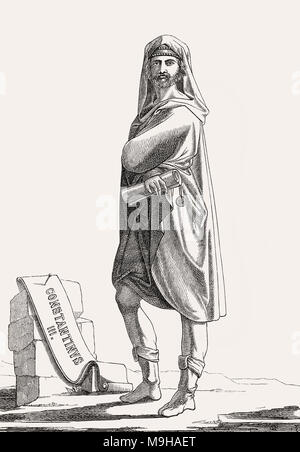 Konstantin III., oströmischer Kaiser Stock Photo - Alamy