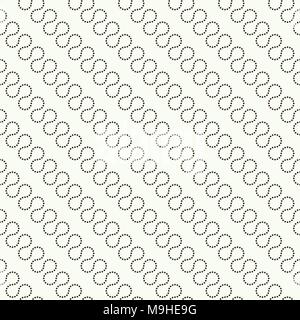 Abstract dotted wave stylish texture. Endless modern halftone background. Vector seamless ...
