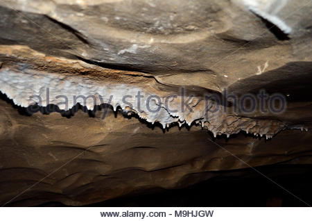 Cave formations in the Carboniferous limestone of the Mendip Hills ...
