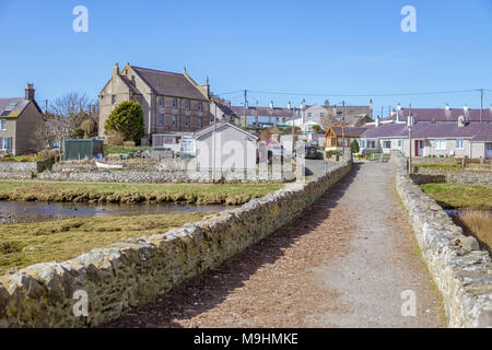 The Village and Estuary at Aberffraw, Anglesey Stock Photo - Alamy