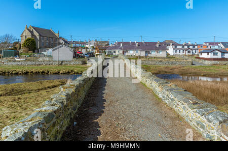 The Village and Estuary at Aberffraw, Anglesey Stock Photo - Alamy