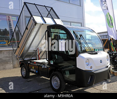 Goupil G4 electric delivery vehicles at Picnic hub Hoorn, Netherlands ...