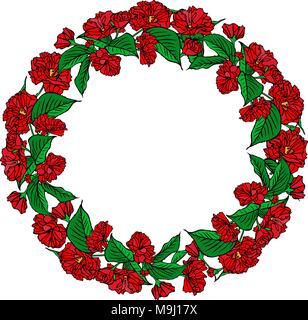 Drawing sakura flowers and leaves on branches. Botanical wedding ...