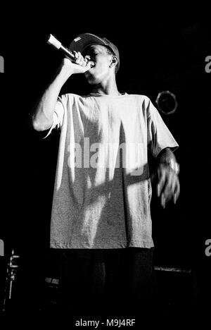 Dizzy Rascal performing on stage at the 2019 All Points East Festival ...