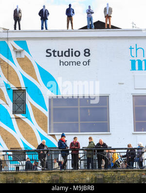 ITV HQ, London, 26th Mar 2018. The Project 84 installation features 84 ...